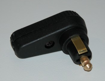 12 Volt Stecker als Winkelstecker für Motorrad Modelle